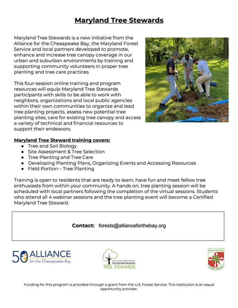Tree Stewards Program – Grow Wild Harford